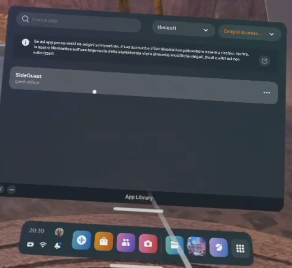 Come installare SideQuest su Quest - DalMetaverso